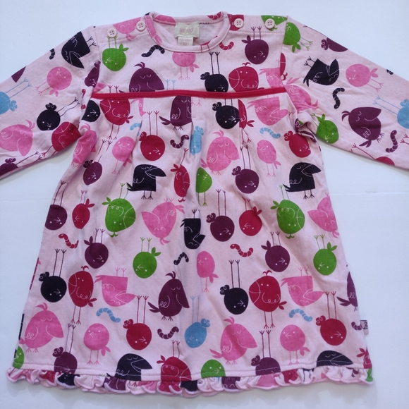 me too | Dresses | Nwt Boutique Me Too Baby Girl Pink Bird Long Sleeve ...